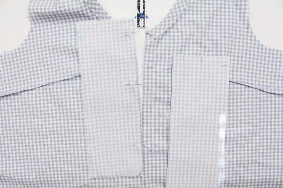 The production method of sewing partial button placket - iNEWS
