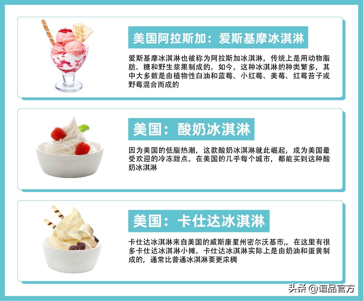 Types and tastes of common ice cream - iNEWS