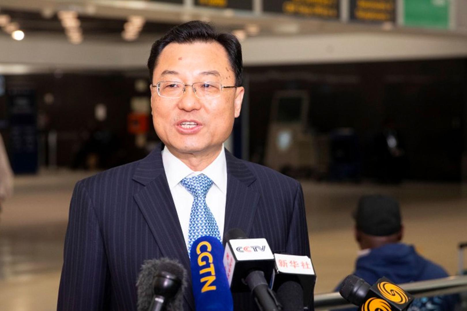 Less than 48 hours after Xie Feng arrived in the United States, the ...