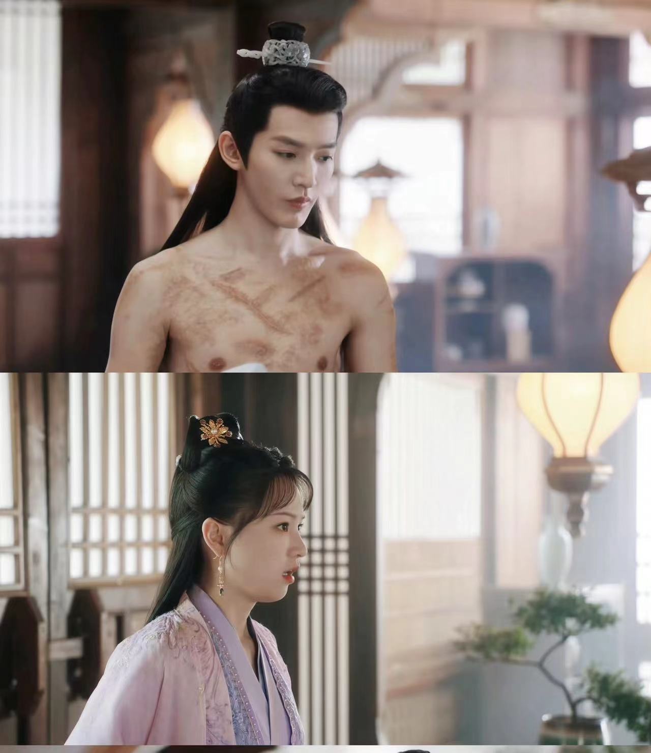 Also playing "Show Abdominal Muscles", comparing Gong Jun, Deng Wei and Fei Xiangfang together ...