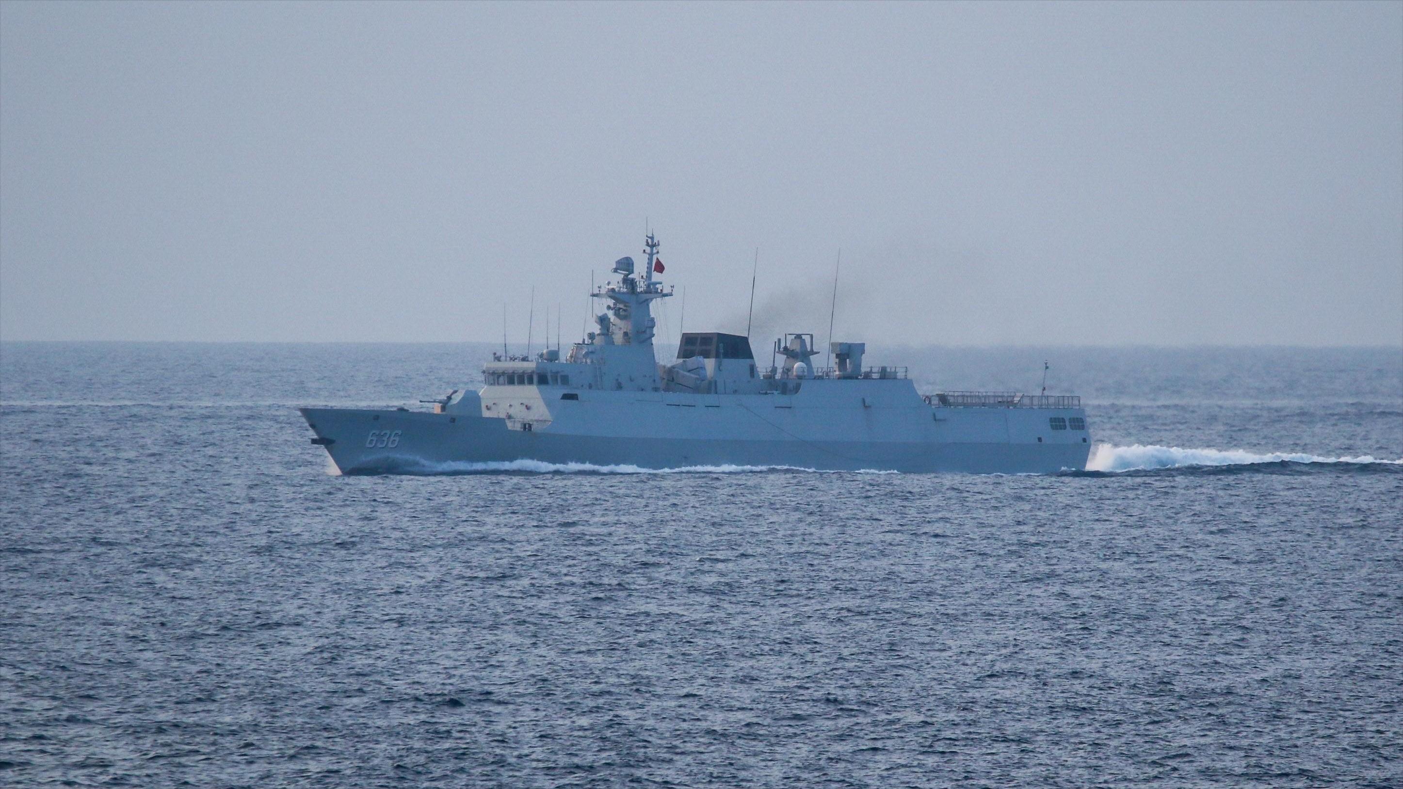 China's 052C four-ship formation forcibly entered the US and Japanese fleets, and doubled the ...