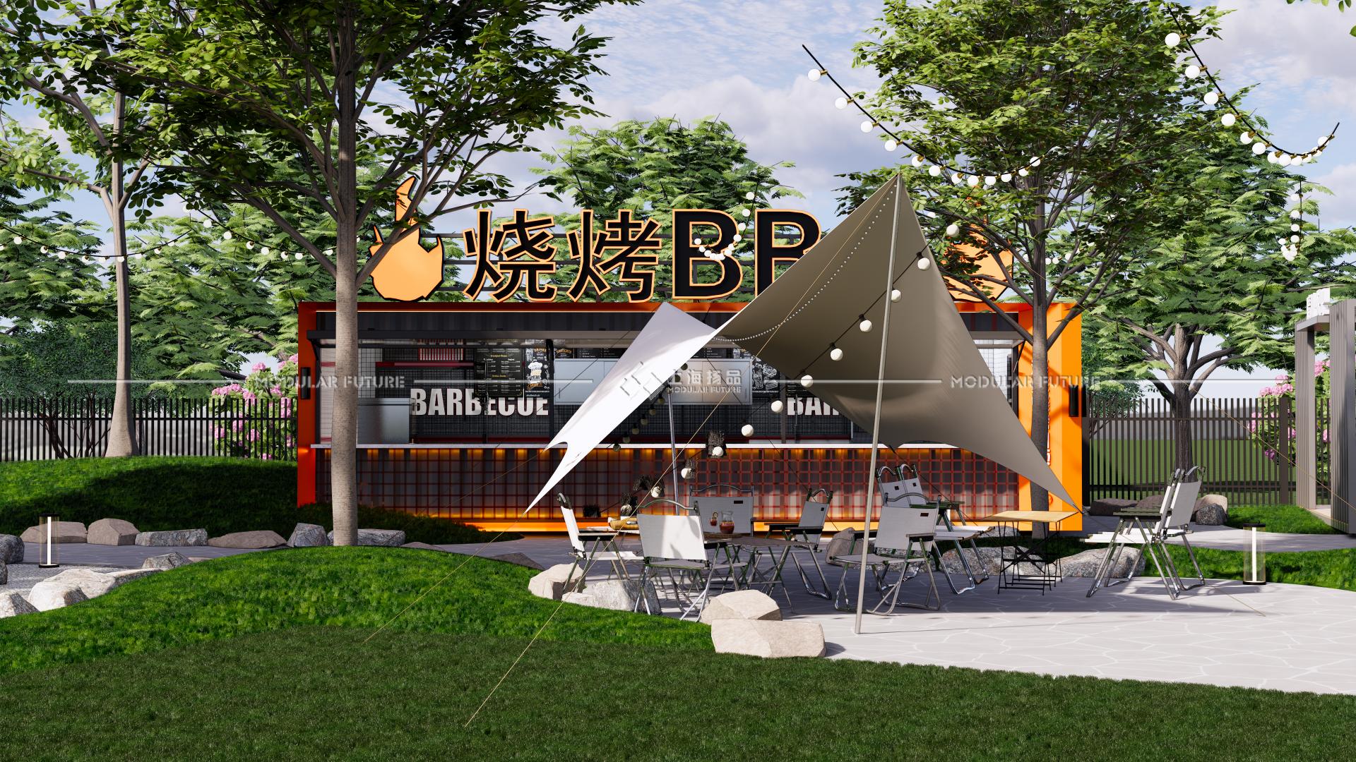 Unique flavor, a new barbecue experience in the container barbecue ...