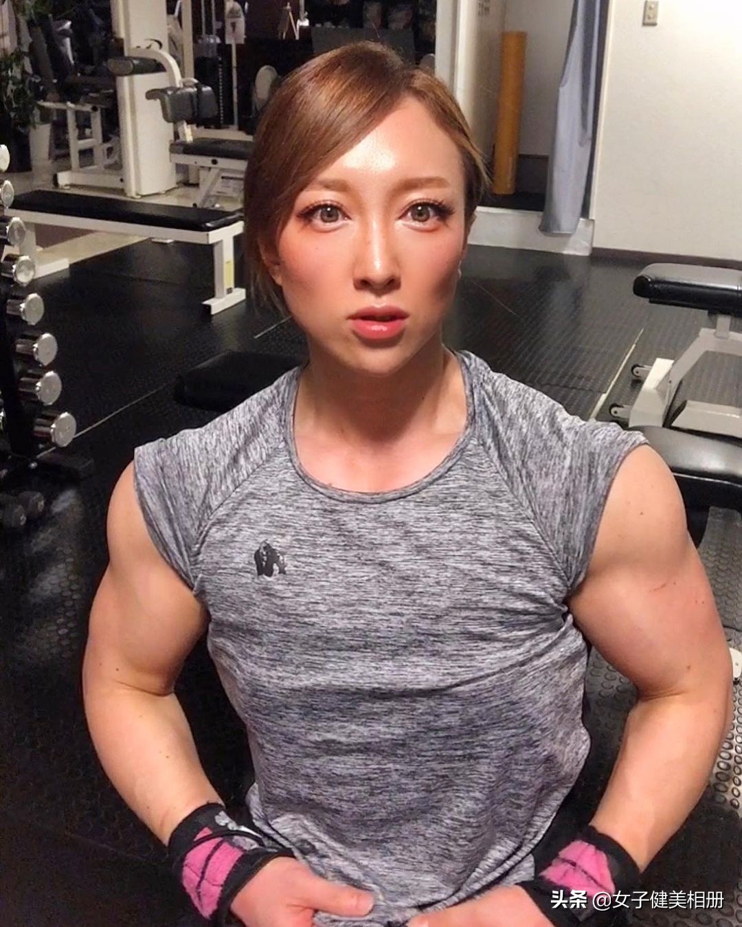 It's so rare!Strong and handsome Japanese muscle girl Asami Yamada - iNEWS