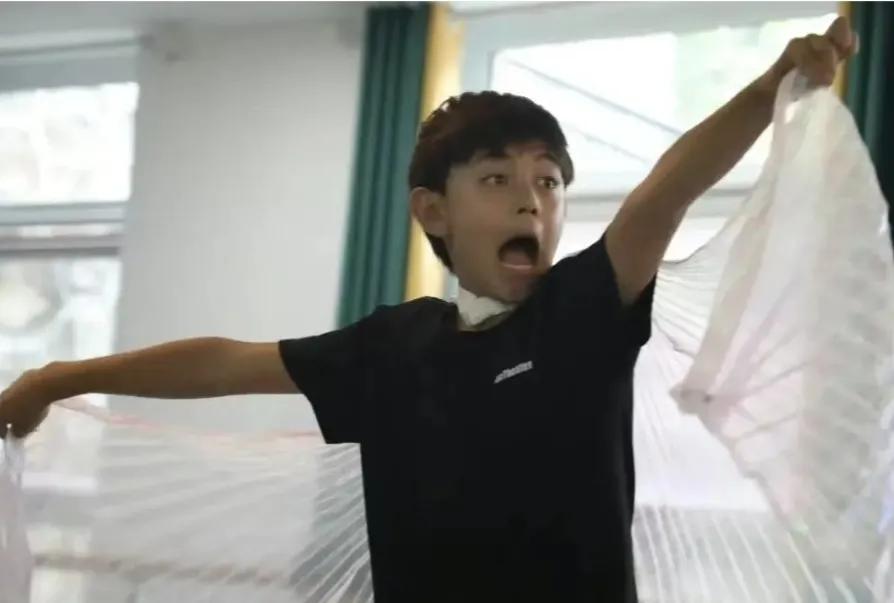 Liu Ye's son looks amazing! The side face looks like Di Lieba, the ...