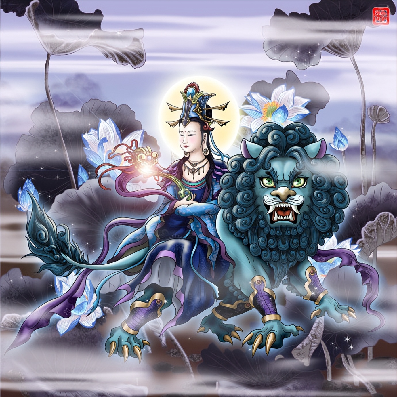 Qiu Shou Immortal: One of the Seven Immortals accompanying the Master ...