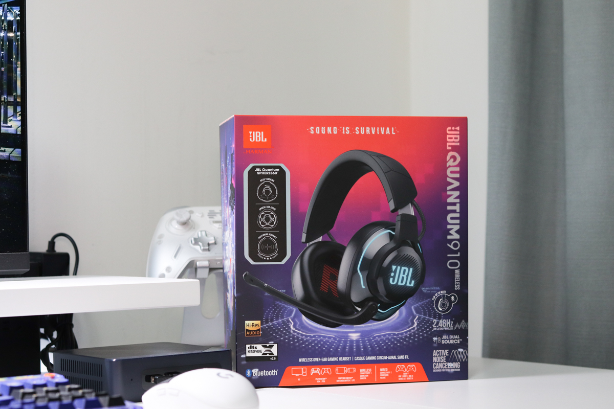 JBL Gaming Headset Quantum 910: 3D surround, head tracking, the first ...