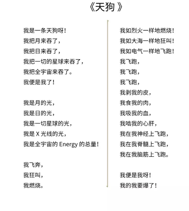 The difficulty of appreciating the masterpiece "Tiangou" by Guo Moruo ...