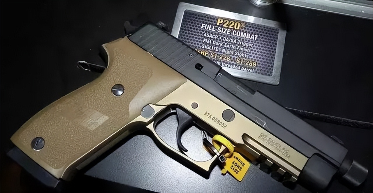 The popular classic SIG-P220 pistol regardless of military or police ...