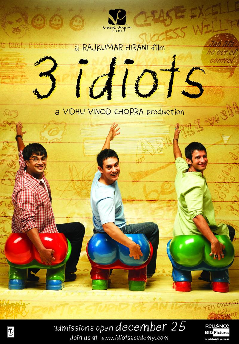 "Three Idiots" is definitely worth watching, an inspirational comedy ...