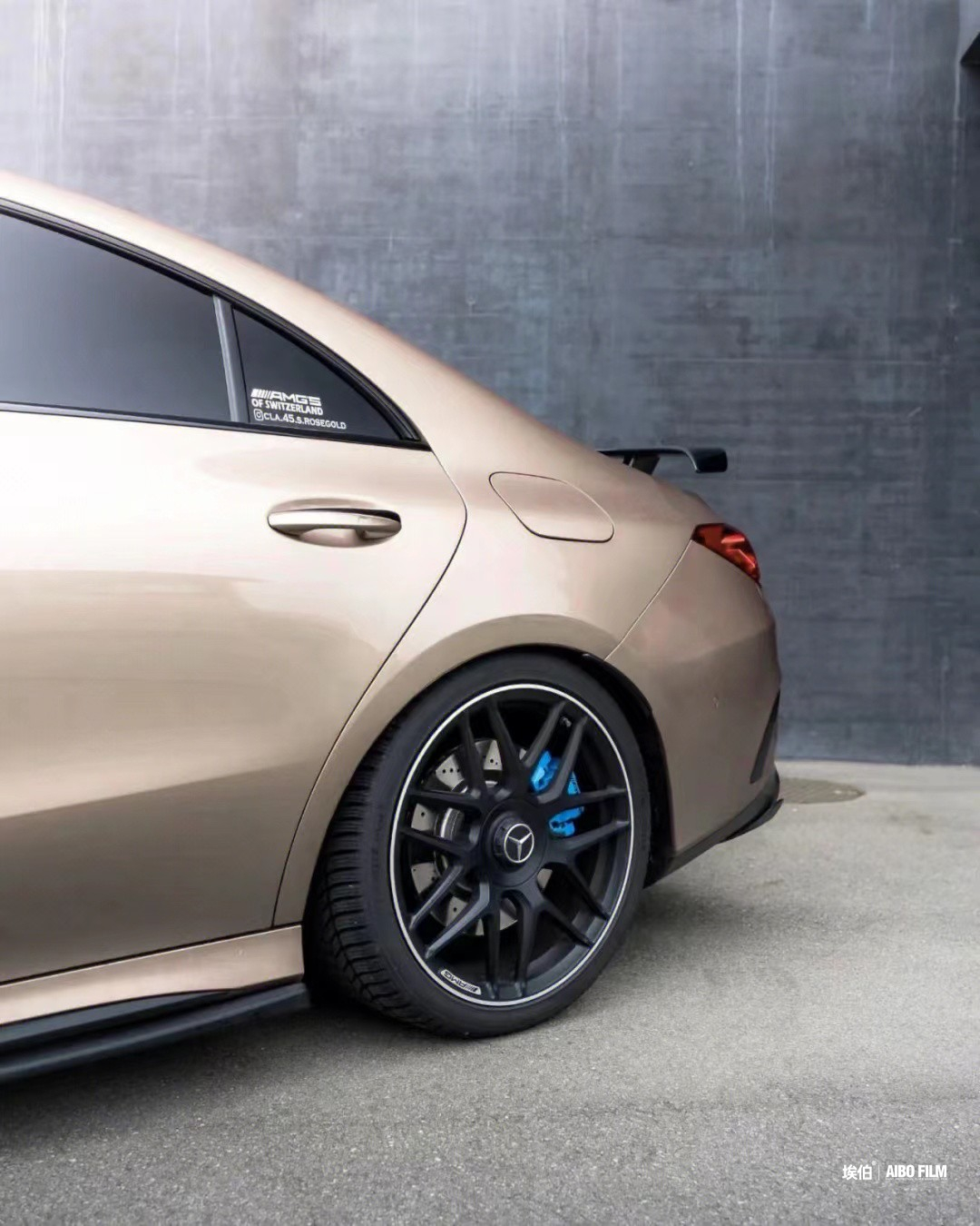 Eber color changing film PET super bright metal champagne gold-Benz, as ...