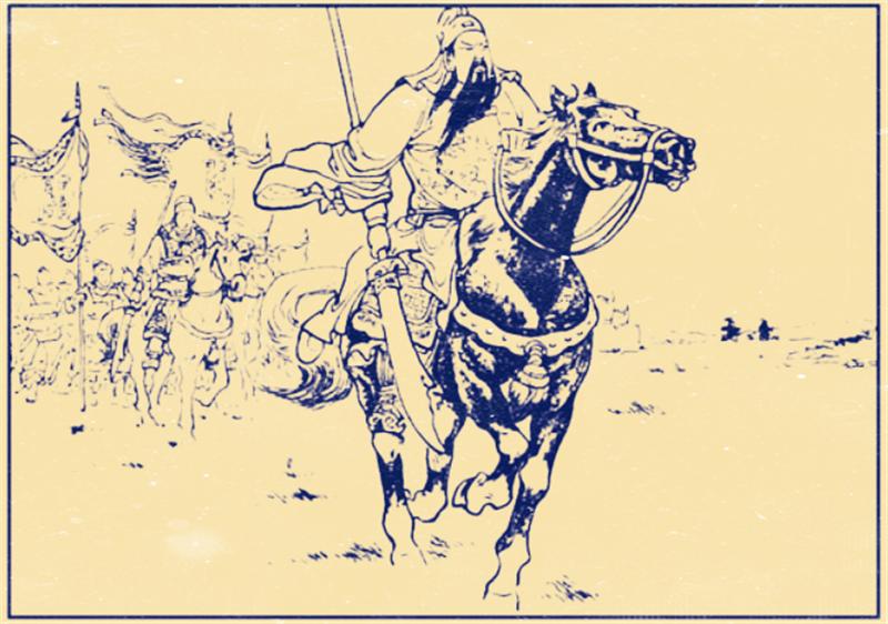 During the Three Kingdoms period, where did Pang De hit Guan Yu?We've ...