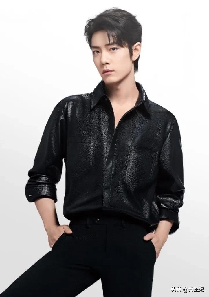 Xiao Zhan's fashion expressiveness is really strong, the black and ...