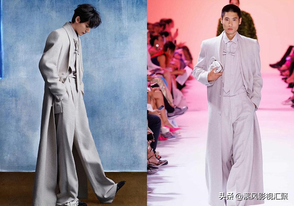 Deng Wei's haute couture look was claimed. He looked so handsome ...