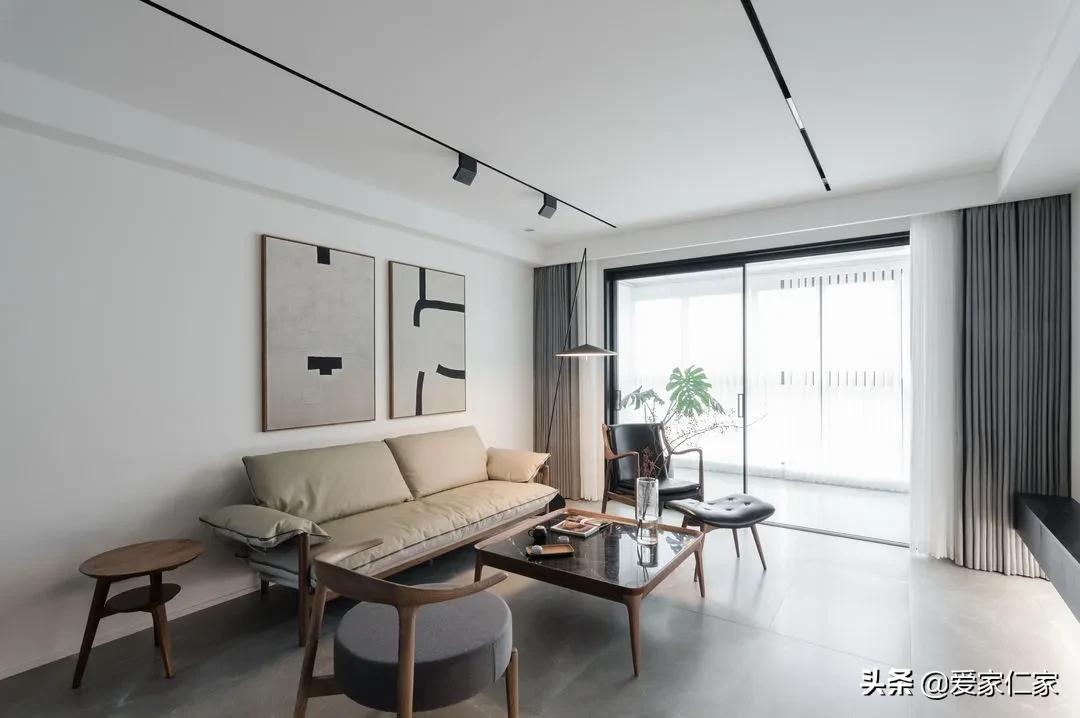 The family of three is 164 square meters. Simplicity meets new Chinese ...