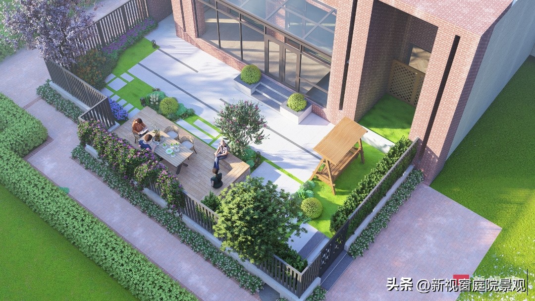 249㎡Modern style garden design plan sharing-simple and comfortable - iNEWS