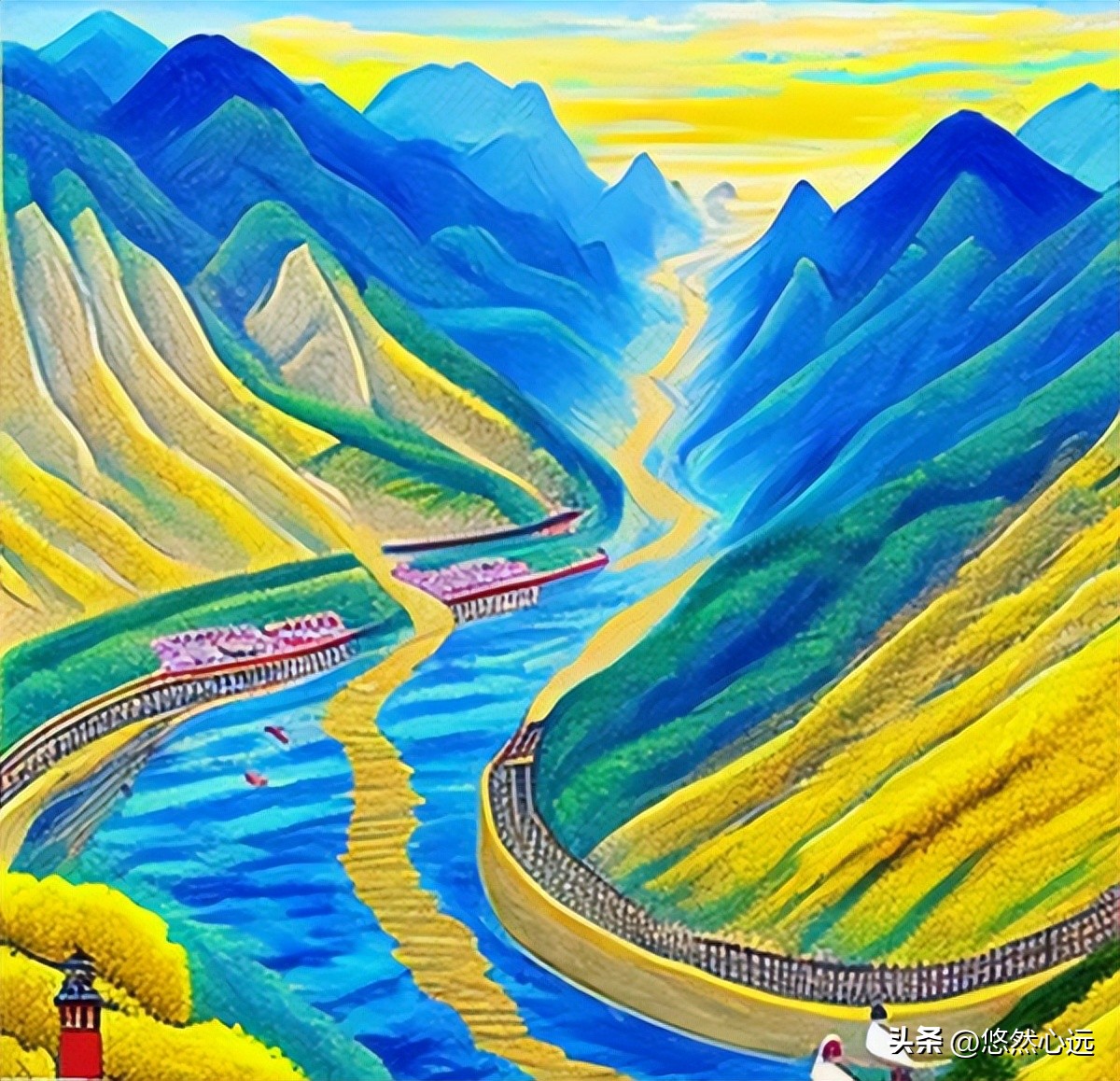 Wang Zhihuan and his Tang Dynasty masterpiece "Climbing the Stork Tower ...