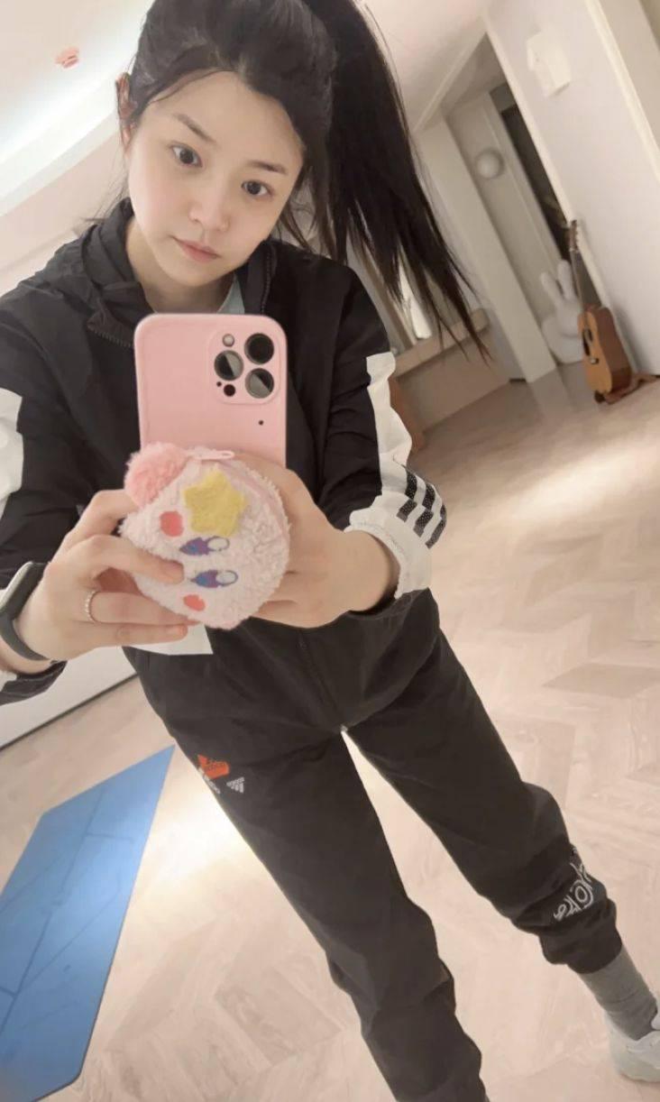 Michelle Chen's fitness photos without makeup are exposed, and she is ...