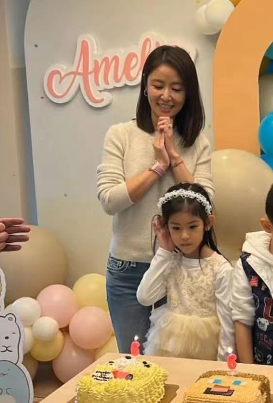 Ruby Lin and Huo Jianhua's daughter's face is exposed for the first ...