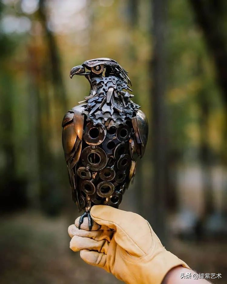 She welded broken copper and iron into animal sculptures, fully ...