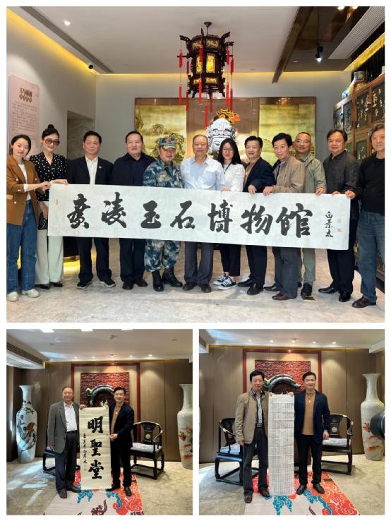 Director Chen Hanbing and a group of artists visited Nanjing Guangling ...