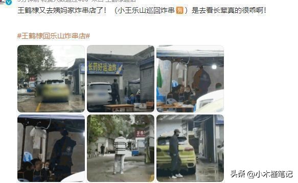 Wang Hedi appeared in his father's fried skewer shop. He was praised as ...