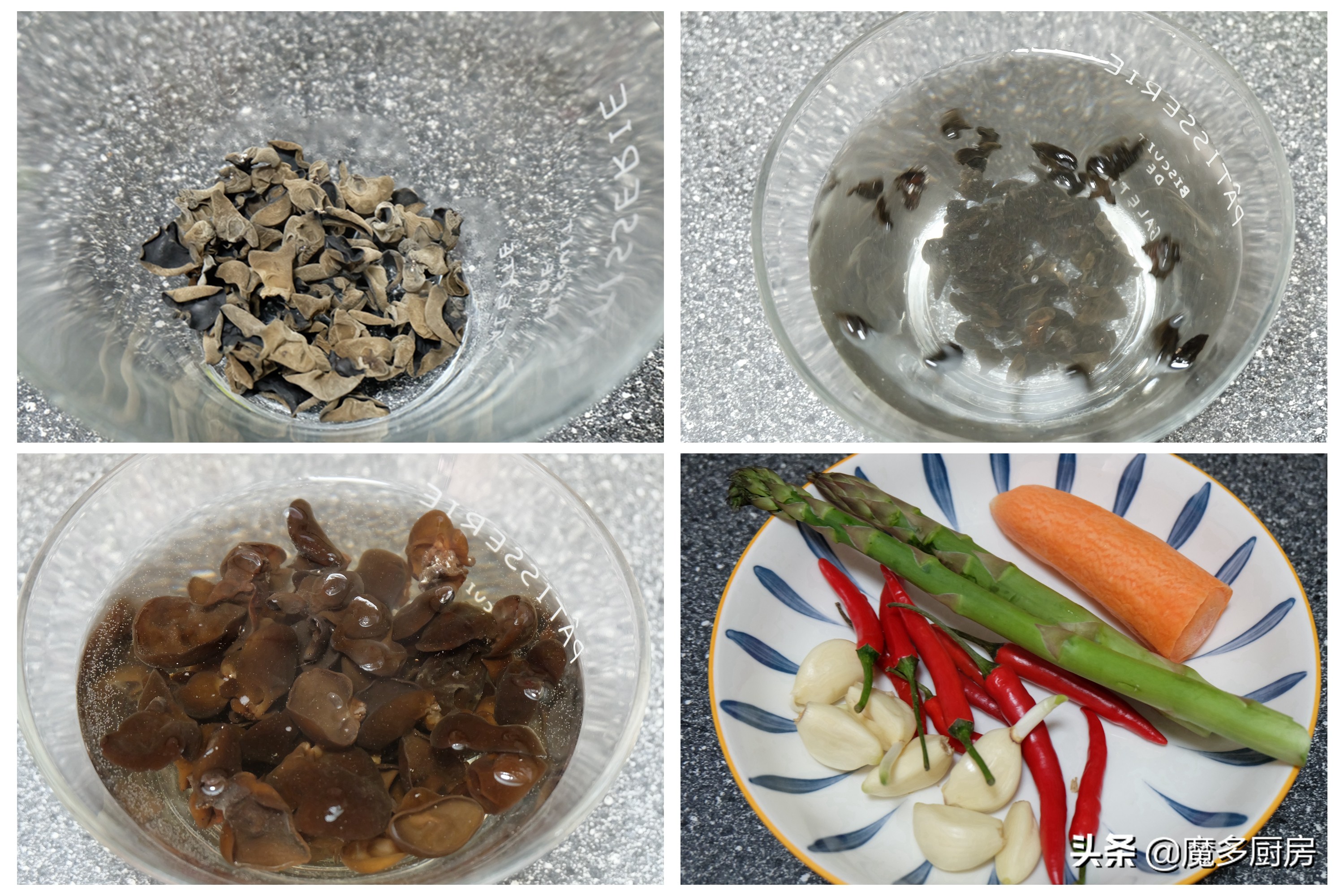 This plate of spicy fungus is refreshing, appetizing, and delicious ...