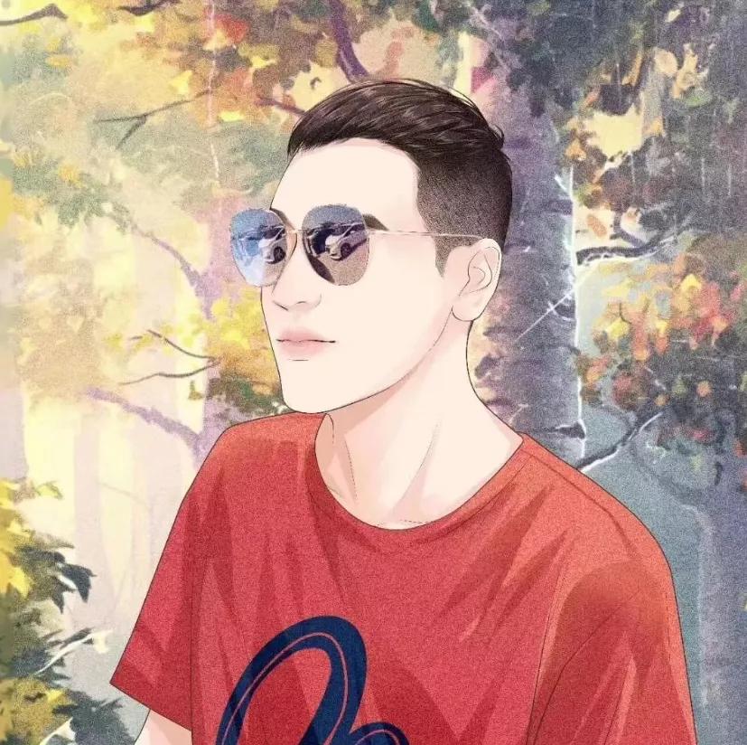 Hurry up and change your avatar, the handsome and charming hand-painted ...