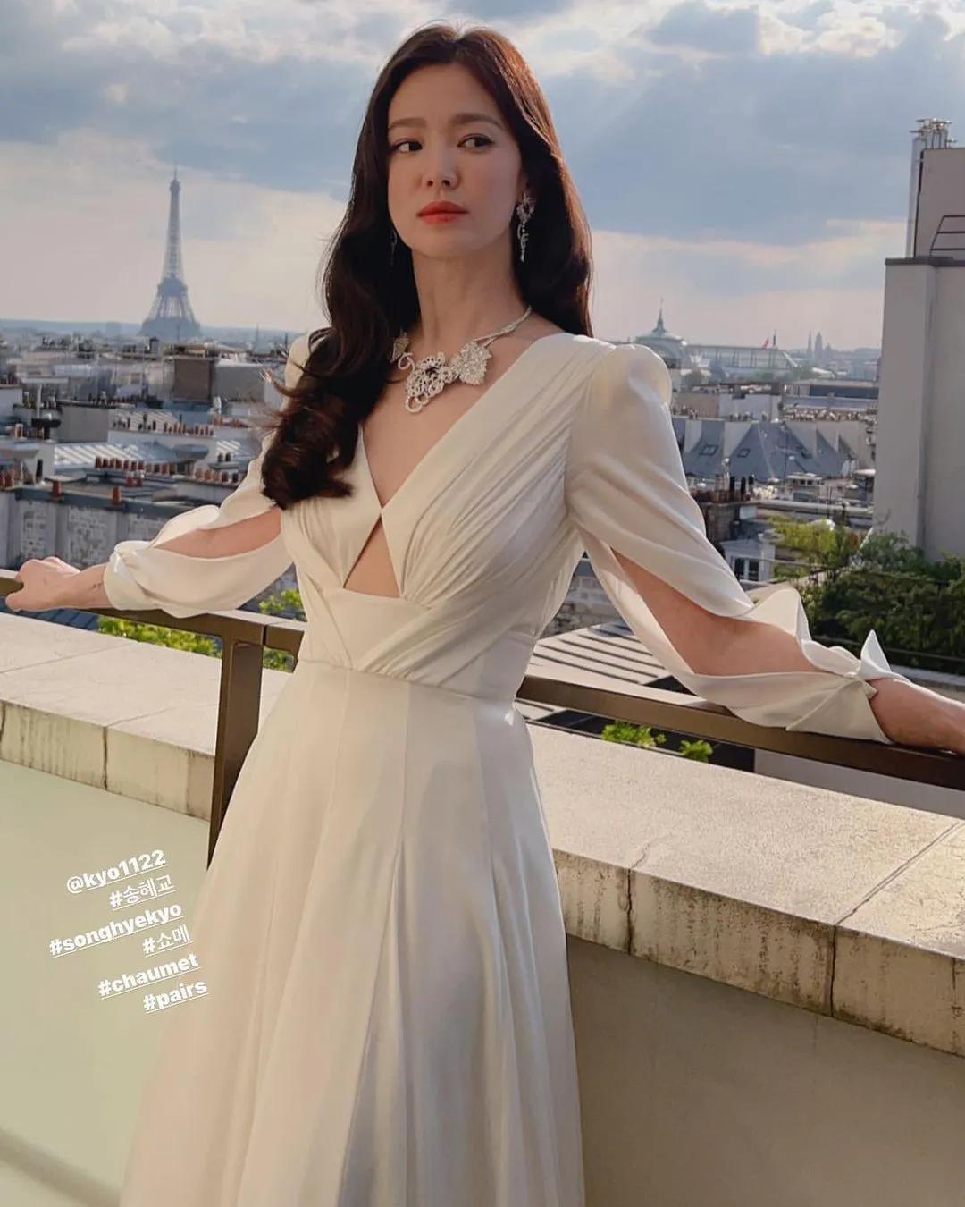 Ms. Qiao, who is beautiful and open at the Chaumet dinner in Paris, is ...
