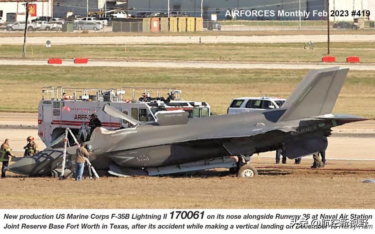 The 11th F35 fighter plane crashed nearly two months ago, the cause of ...