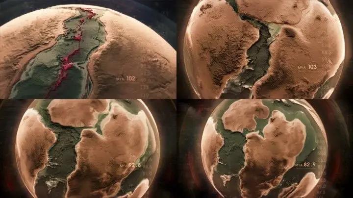 The wonderful history of the formation of the earth, the major events ...