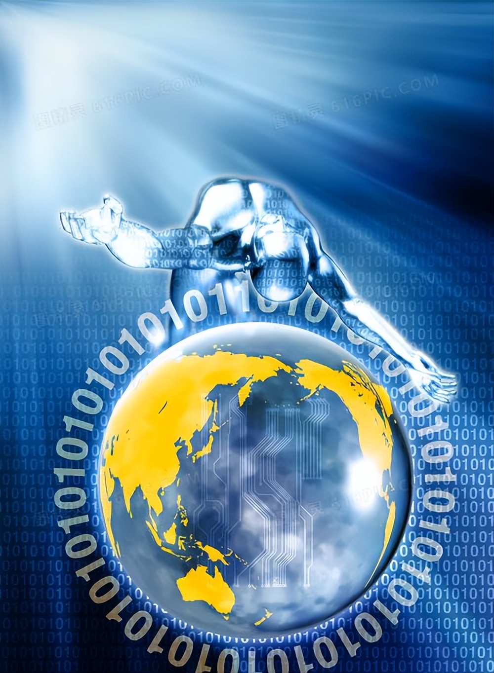 human body and earth - iMedia