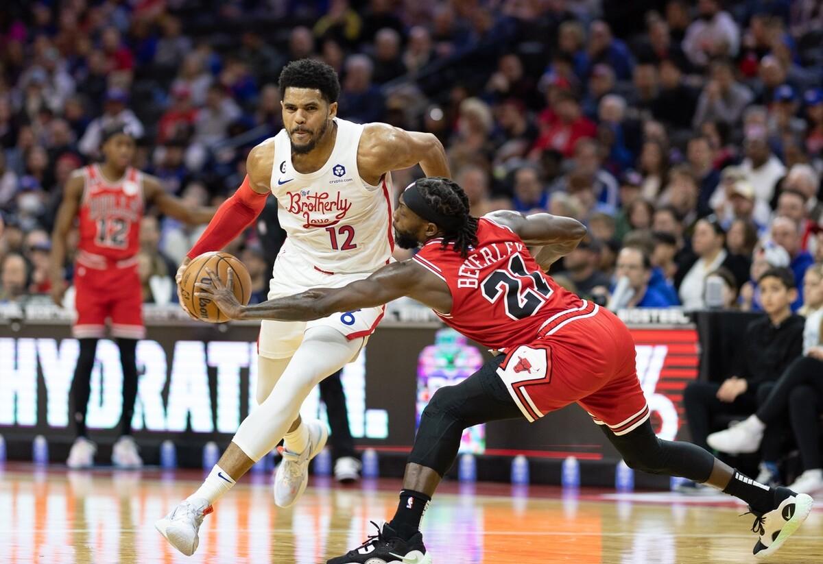 It's so efficient! Embiid made 11 of 22 shots! 0 of 2 three points, 37 ...