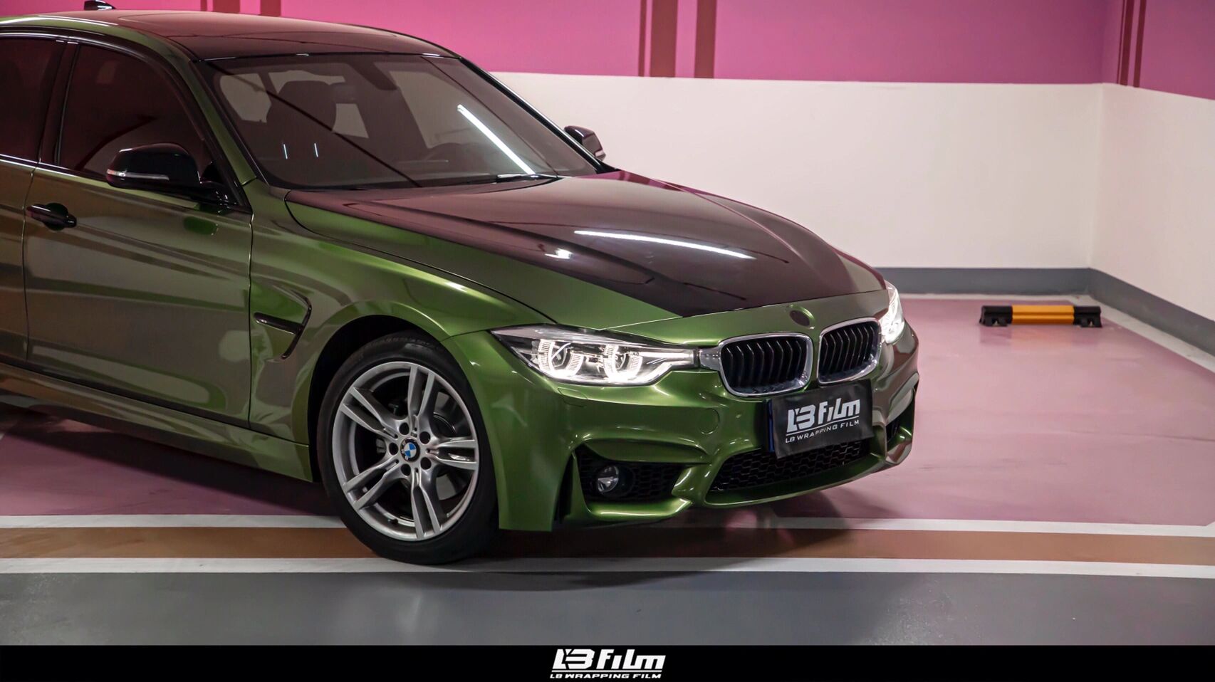 LB color changing film super bright metallic mamba green, retro and ...