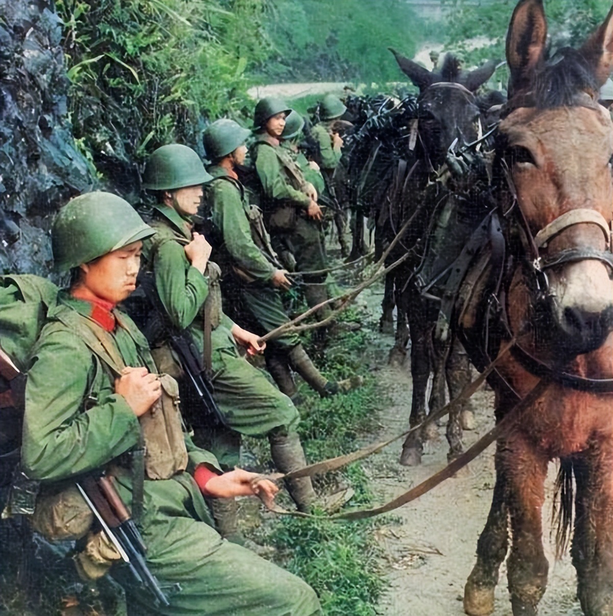 What three things did the PLA take with it when it withdrew from ...