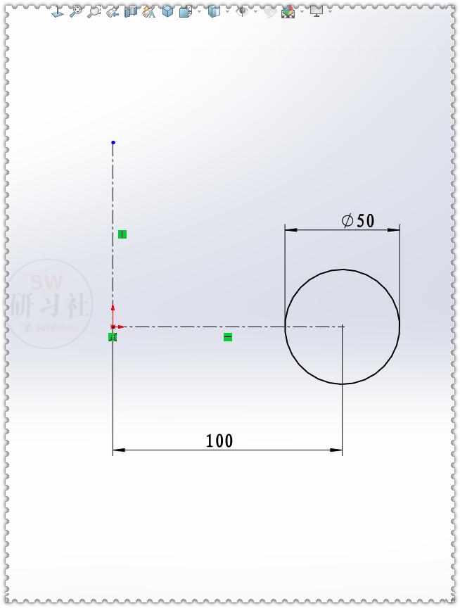 Draw two vertically connected rings with SolidWorks - iNEWS