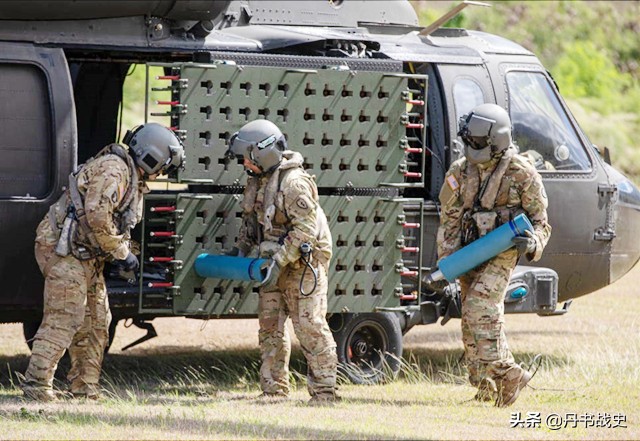 Using helicopters to drop landmines, the U.S. aerial Volcano mine ...