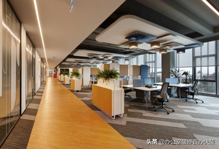 Manufacturing industry office decoration design - iMedia