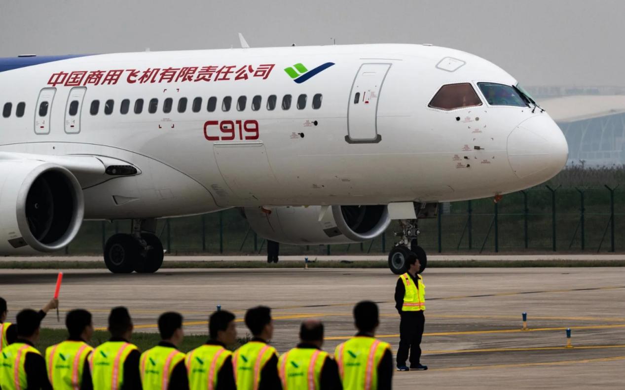 The long-awaited domestically produced C919 airliner ushered in its ...
