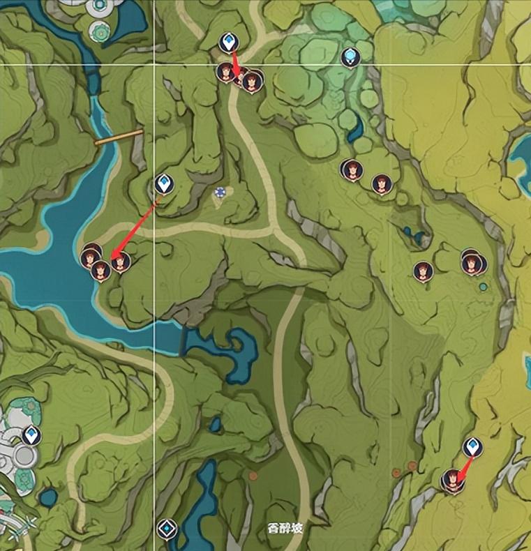 Yuanshen Red Silk Route Map Raiders - iNEWS