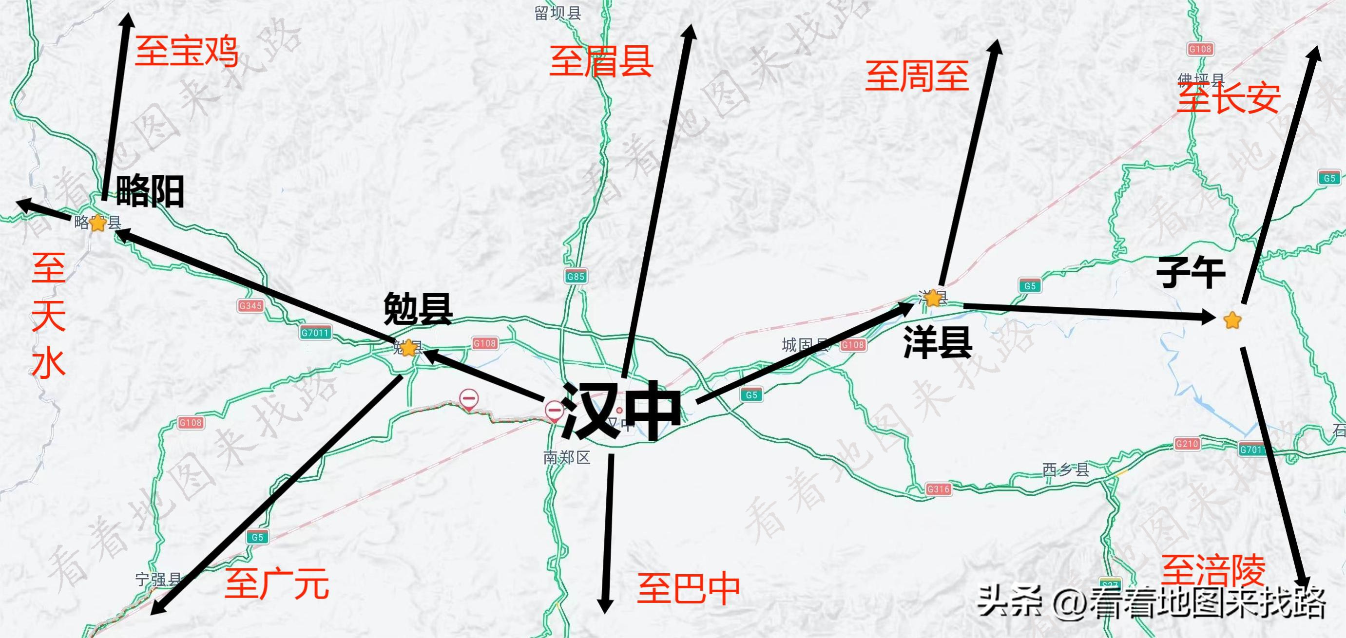 Use today's map to visit the ancient Shu Road - "the middle of the Shu ...