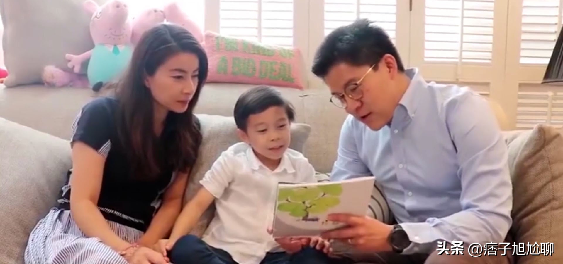 The rich and clean! Huo Qigang and his children celebrated Mother's Day ...