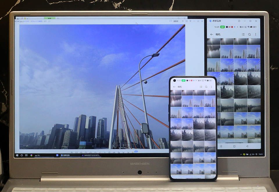 Seamless connection between mobile phone and computer, OPPO Reno7 Pro ...
