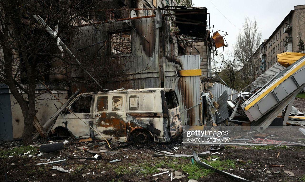 The Russian missile hit the Soviet intercontinental missile warehouse ...