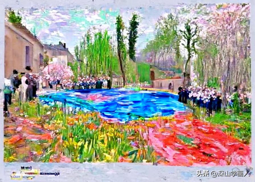AI learns to paint Impressionism, Spring in Witwell - iNEWS