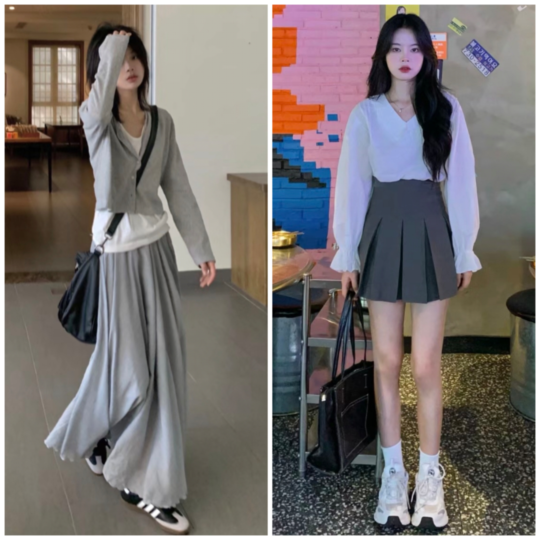 Yang Ying made "gray + white" popular, the shape is casual and ...