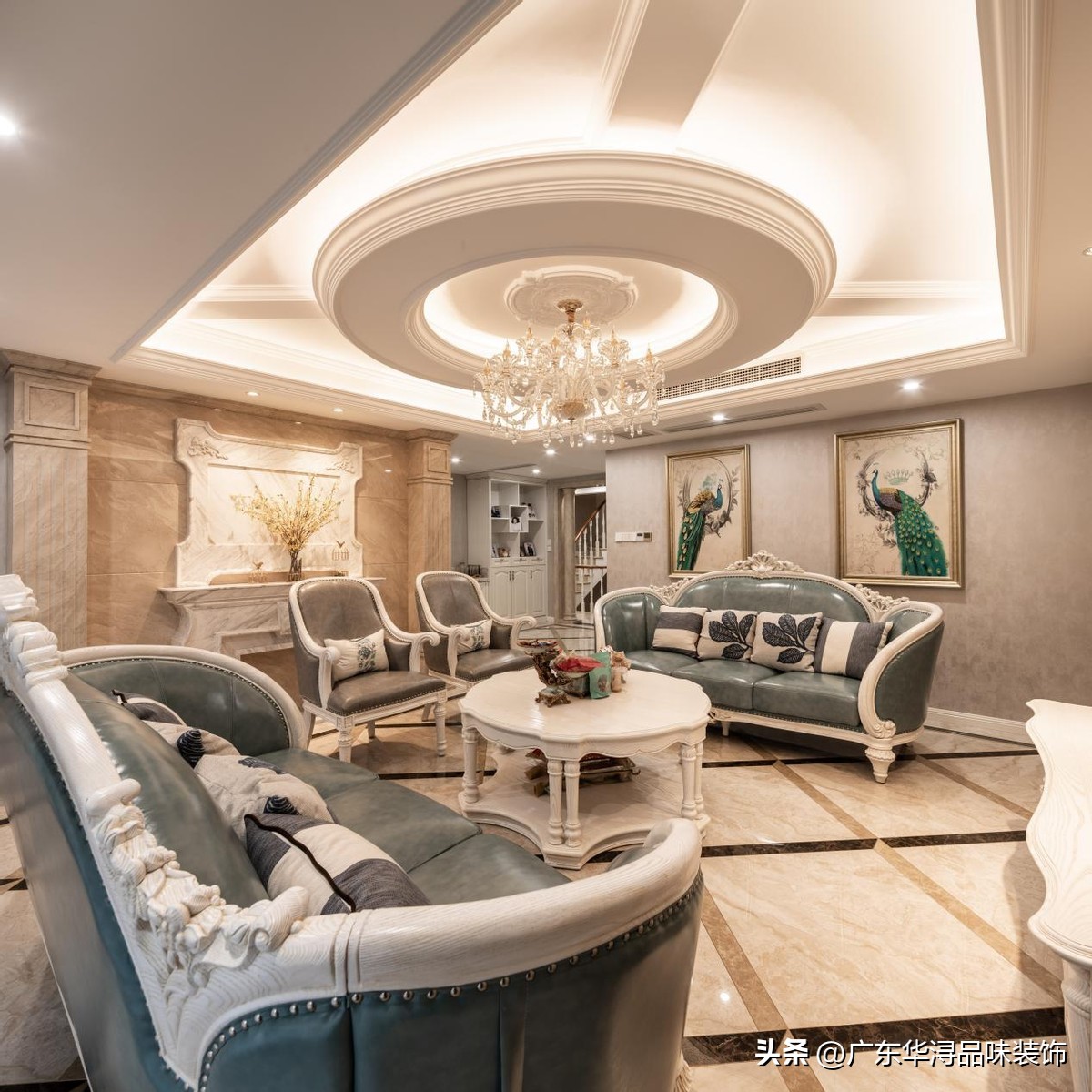 320㎡ European-style villa in Chongqing, full of luxury and exquisite ...