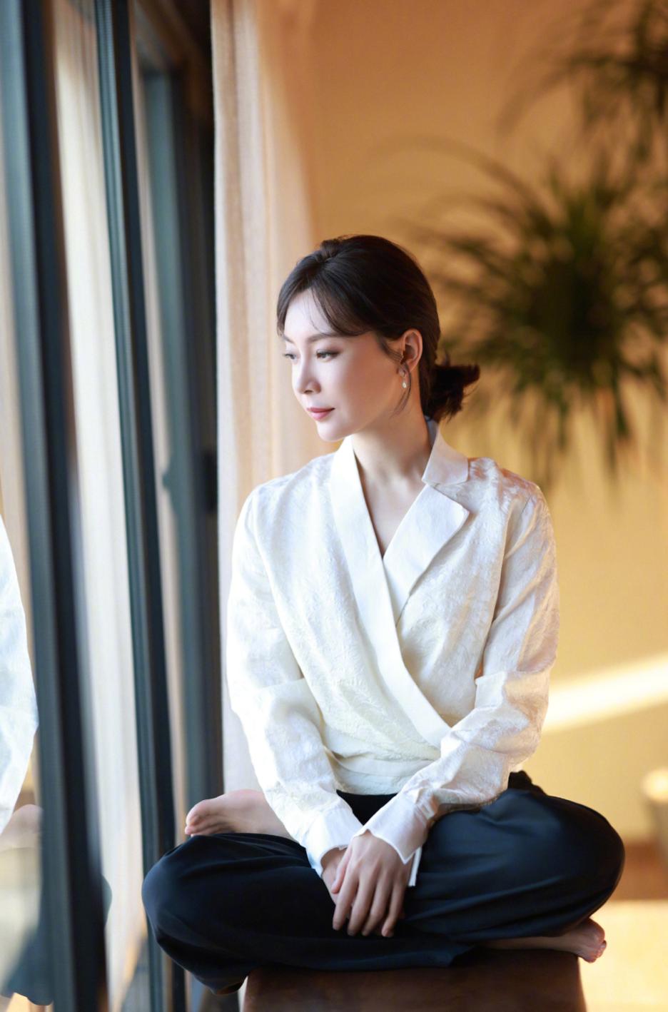 44-year-old Chen Shu celebrates the new year with the blessing word on ...