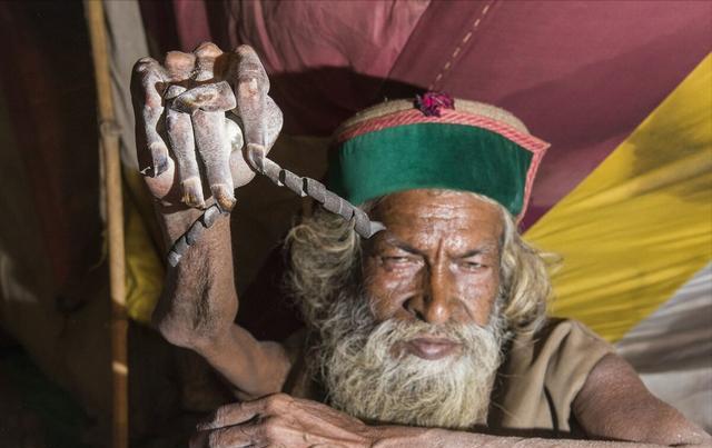 A famous ascetic in India who abandoned his wife and children for his ...