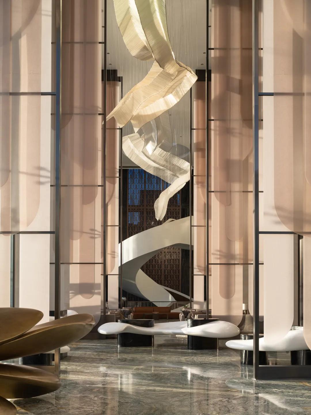 Yimu Design: "Qinglong Terrace" on Leyouyuan, depicting the living ...