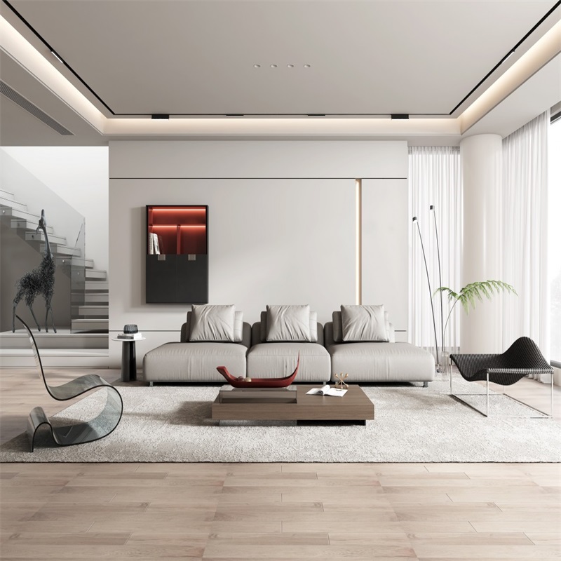 How to do lighting without main lights in the sofa area - iNEWS